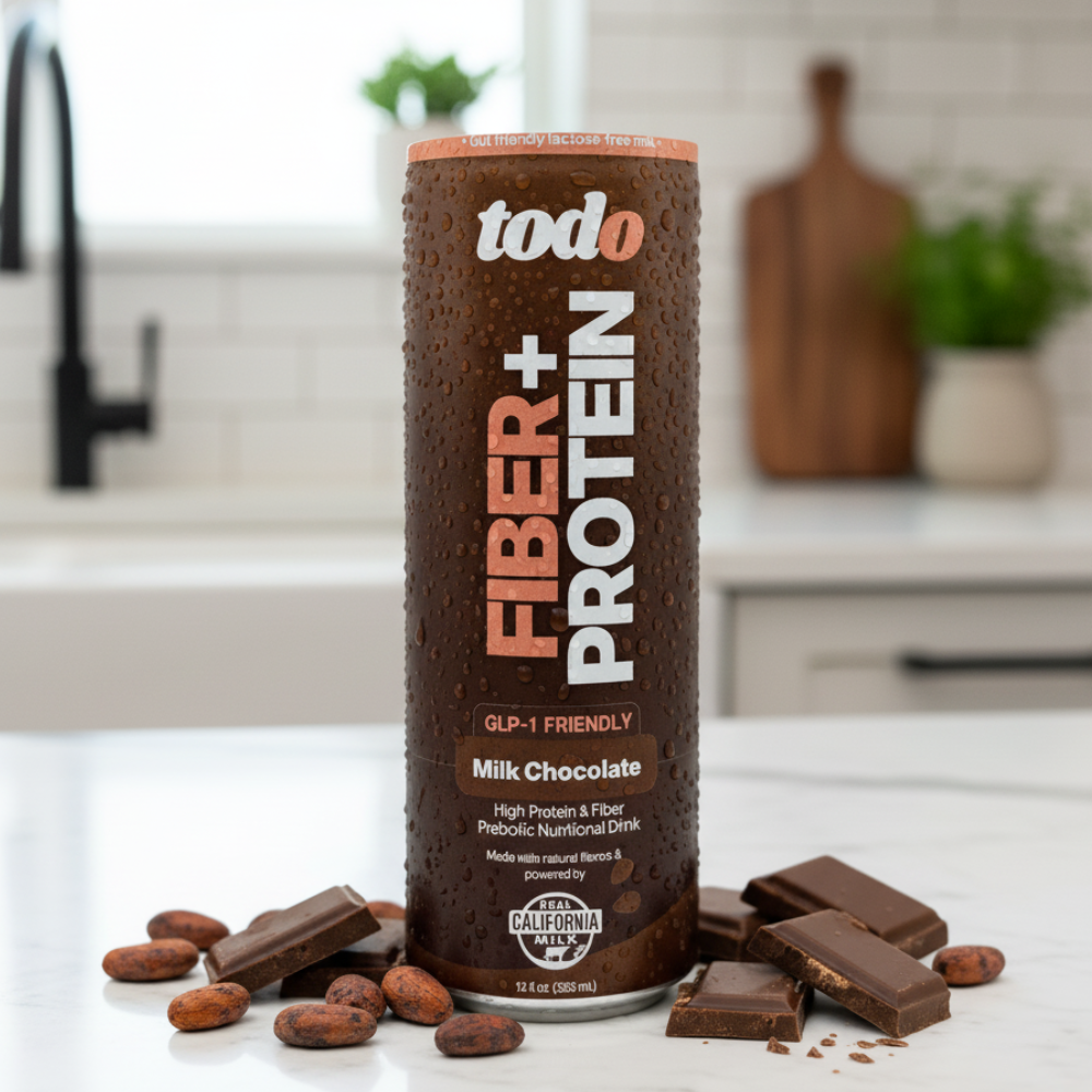 Milk Chocolate protein & fiber shake | todo